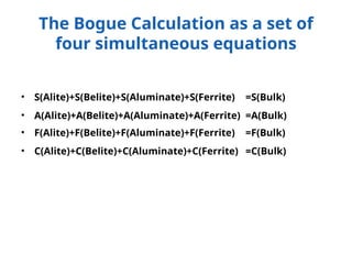 Bogue Calculation in Cement Industry.pptx