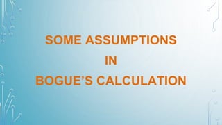 Bogues Equation - Calculation and Derivation | PPTX