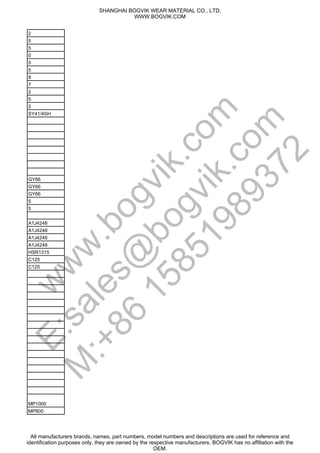 Bogvik pattern list 30 met | PDF