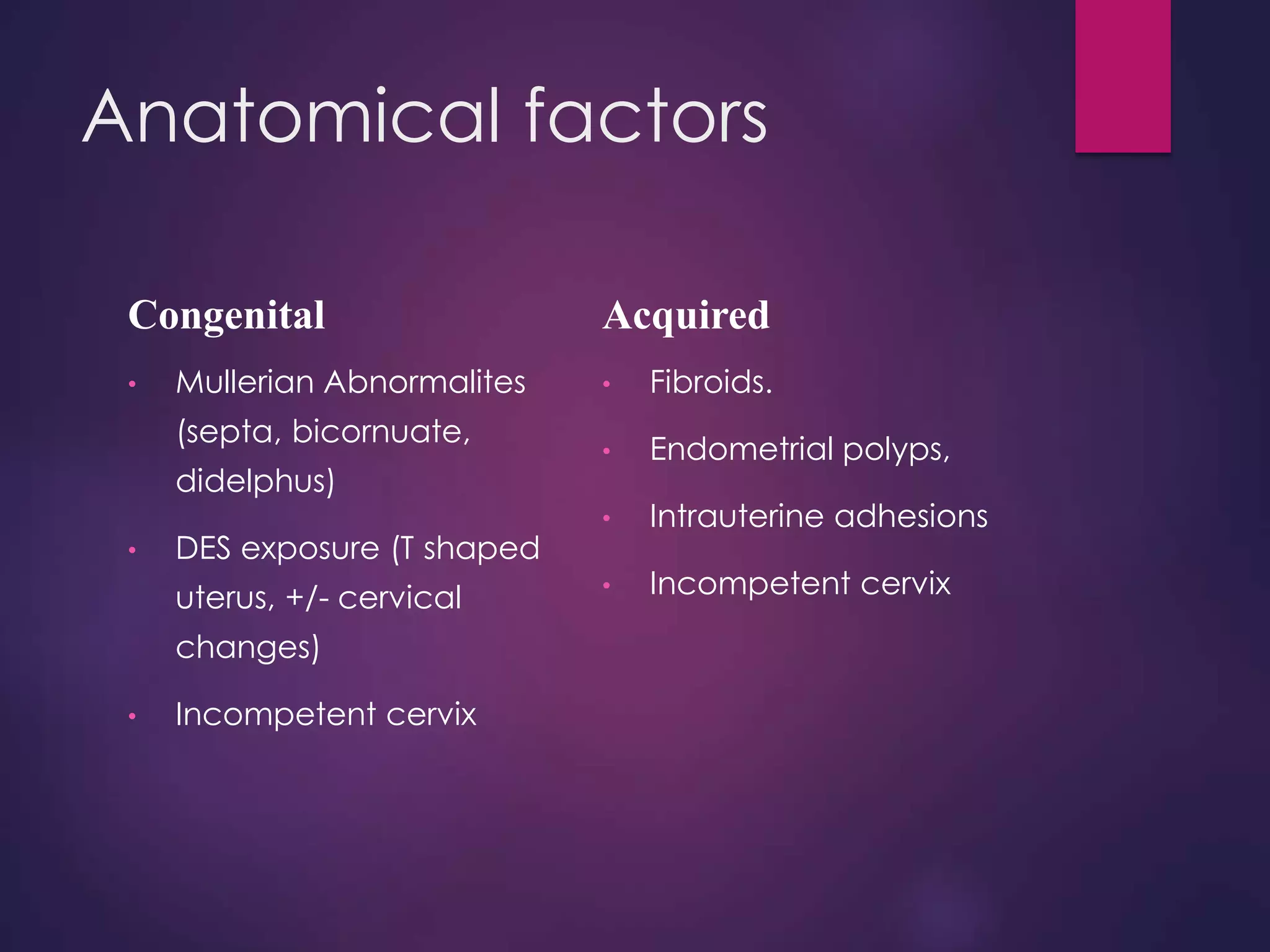BAD OBTETRIC HISTORY | PPTX