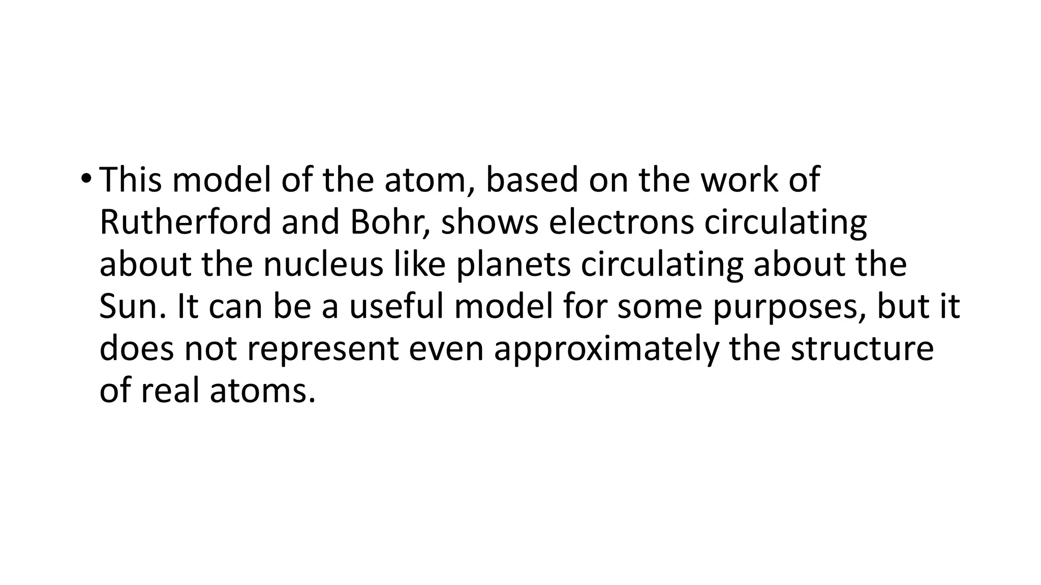 Bohar atomic model | PPTX | Chemistry | Science