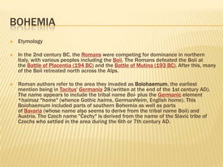 History of Bohemia | PPT