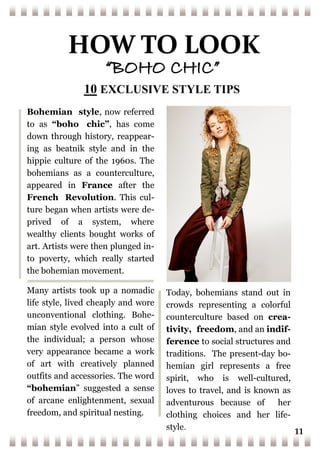 Bohemian Bliss (Lifestyle + Fashion) Magazine | PDF