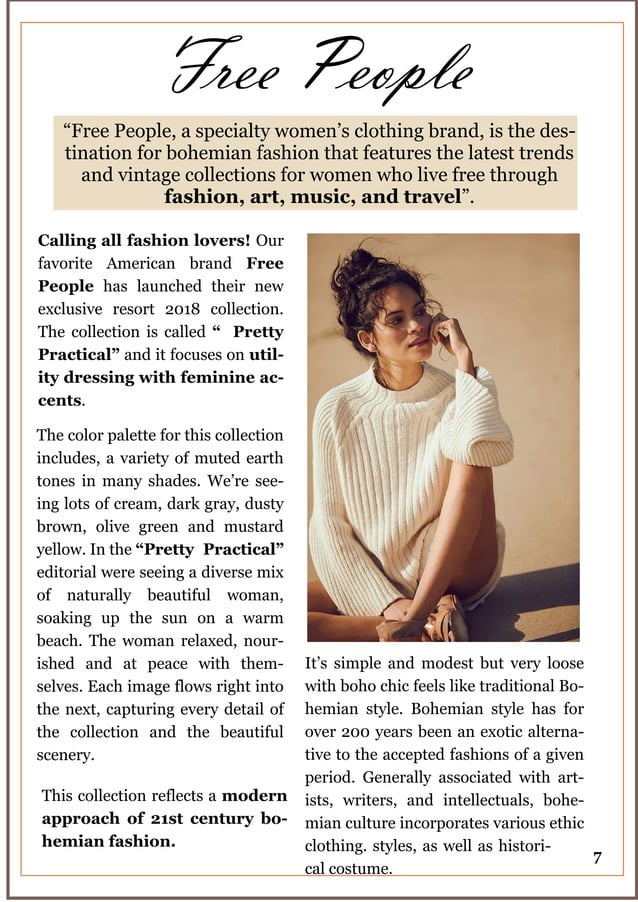 Bohemian Bliss (Lifestyle + Fashion) Magazine | PDF