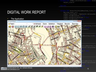 GIS based sewer maintenance using MapWindow Open Source GIS | PPT