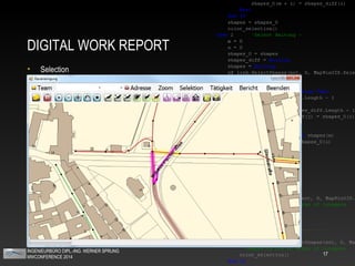 GIS based sewer maintenance using MapWindow Open Source GIS | PPT