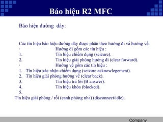 Báo hiệu r2 mfc | PPT