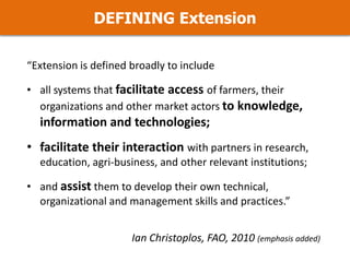 Putting the Horse in Front of the Cart - Implications for ICT for ...