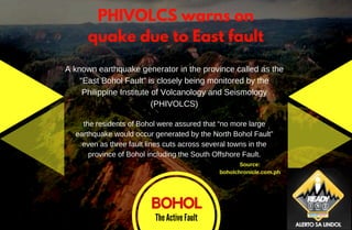 Bohol disaster preparedness plan | PPT