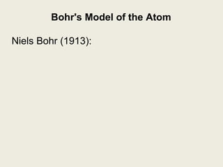 Bohr Theory | PPT