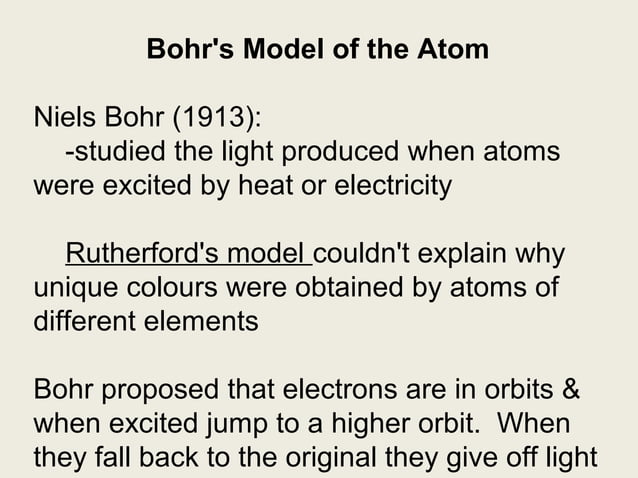 Bohr Theory | PPT