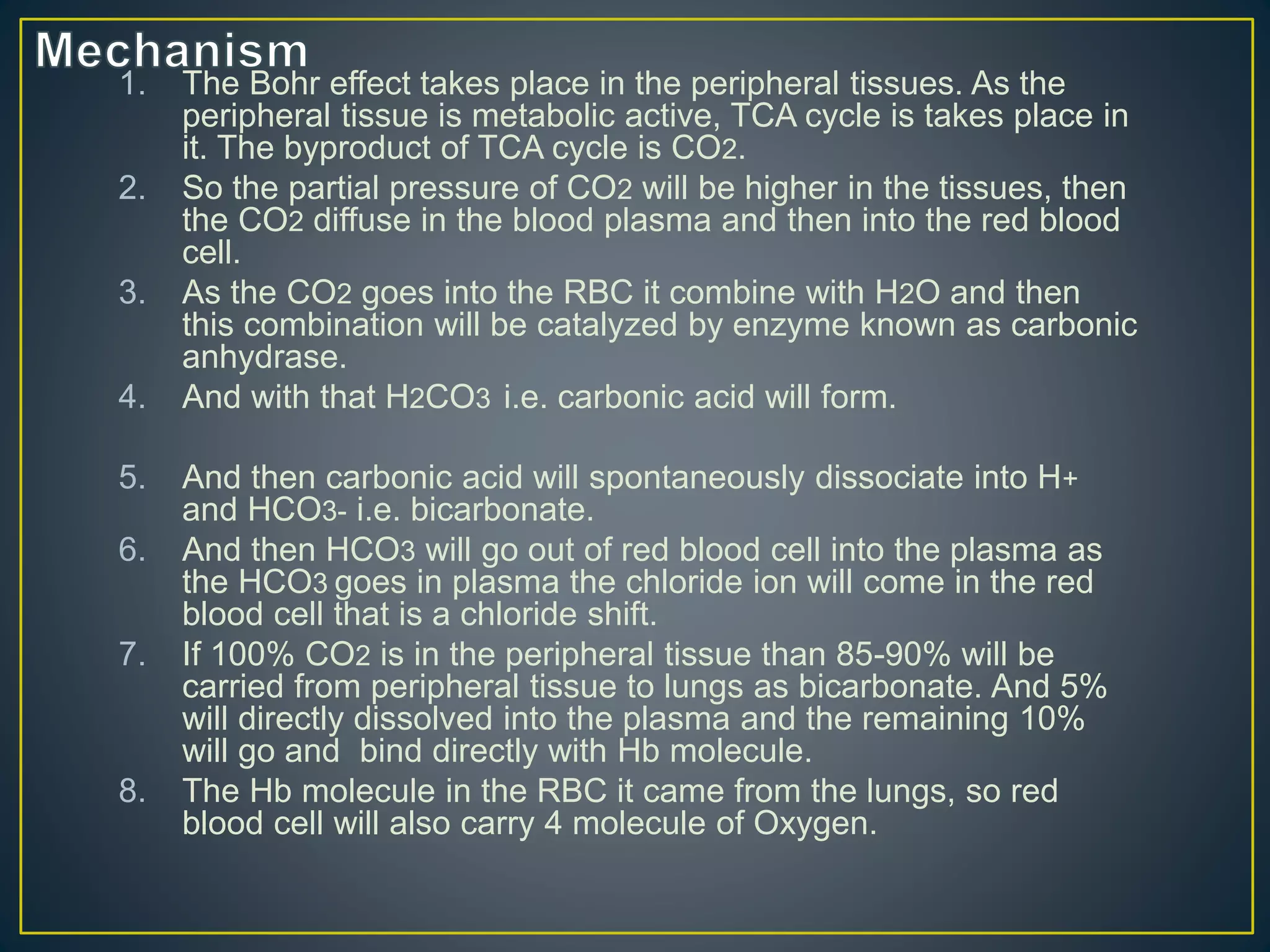 Bohr and haldane effect | PPTX