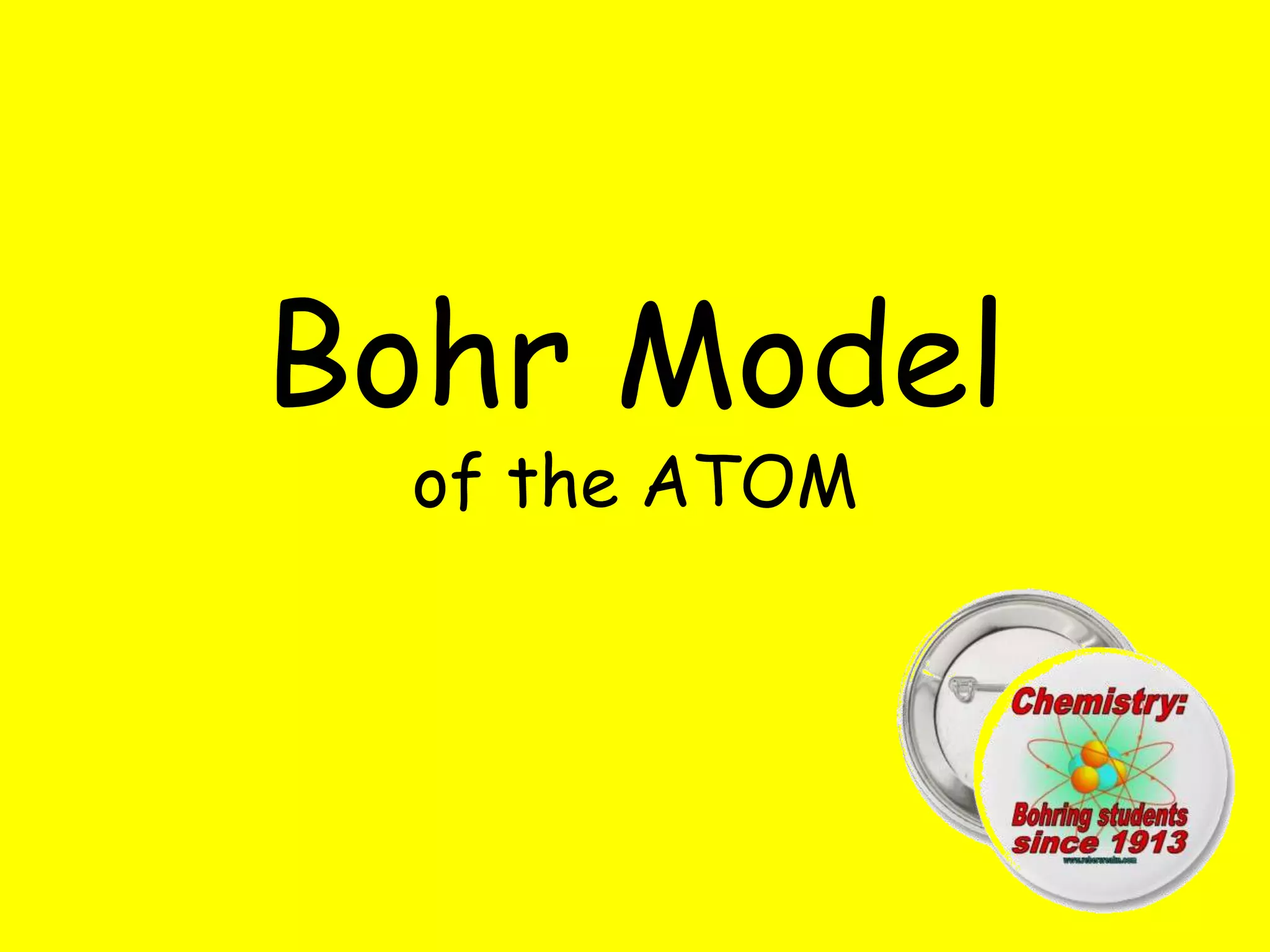 Bohr model | PPTX