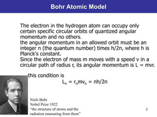 bohr model.pdf bohr model bsc level study | PPT