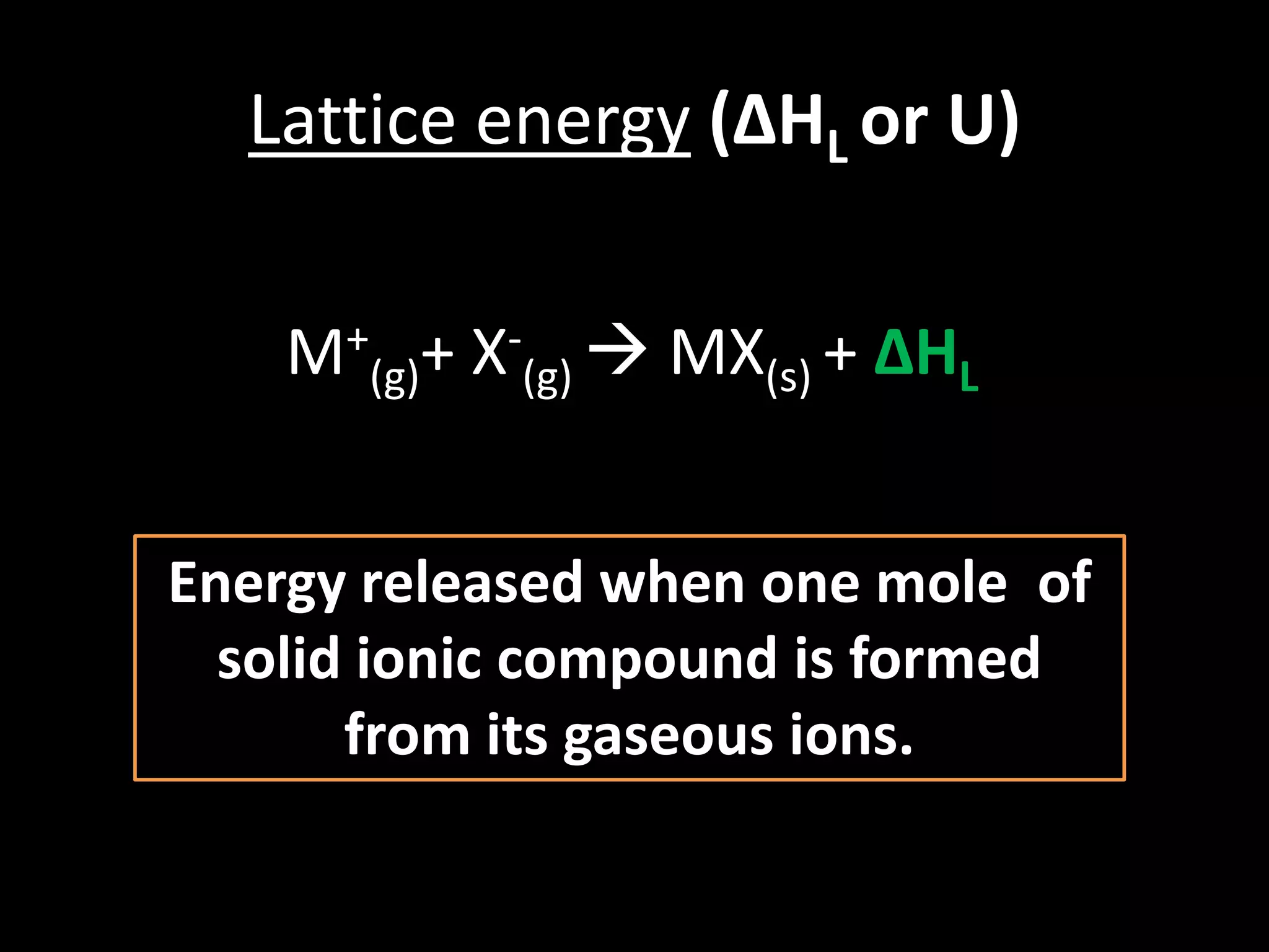 Bohrn haber cycle of NaCl | PPTX
