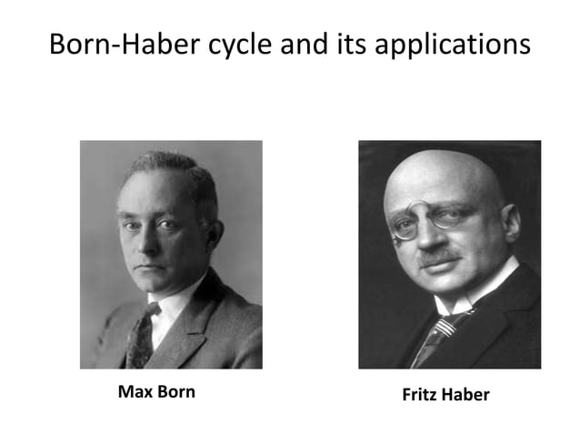 Bohrn lande equation | PPTX