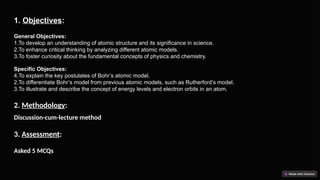 Bohr's Atomic Model in depth analysis.pptx