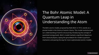 Bohr's Atomic Model in depth analysis.pptx