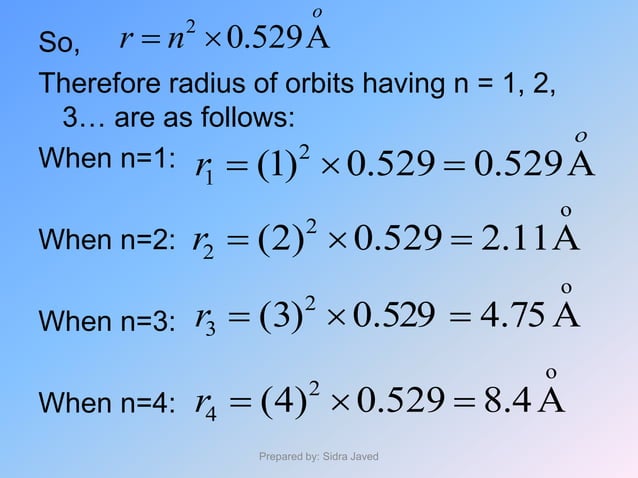 Bohr's model | PPSX | Chemistry | Science