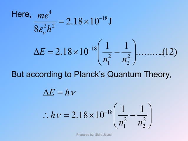 Bohr's model | PPSX | Chemistry | Science