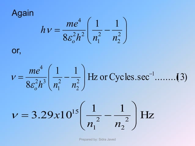 Bohr's model | PPSX | Chemistry | Science