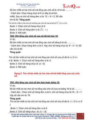 11 Chuyên Đề Toán Lớp 2: Nâng Cao Kiến Thức Toán Học Cho Học Sinh