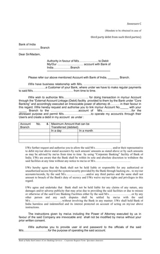 Boi internet banking corporate form | PDF