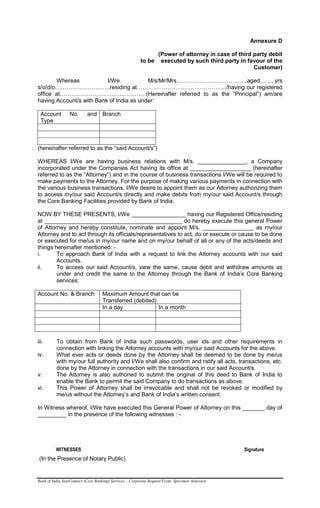 Boi internet banking corporate form | PDF