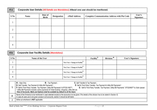 Boi internet banking corporate form | PDF