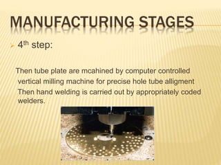 Boiler MANUFACTURING STEPS | PPTX
