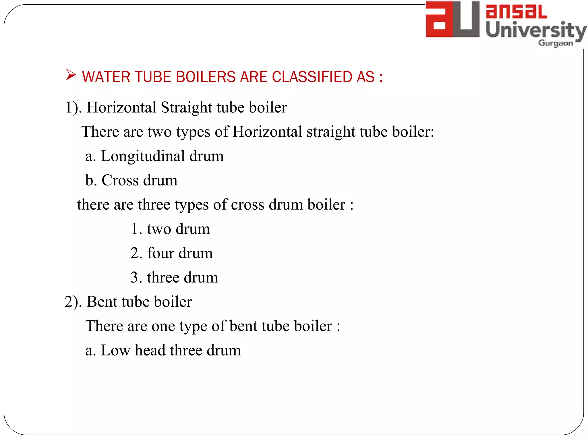 Boiler(Introduction,classification and it's types) by sujan kharel | PPT