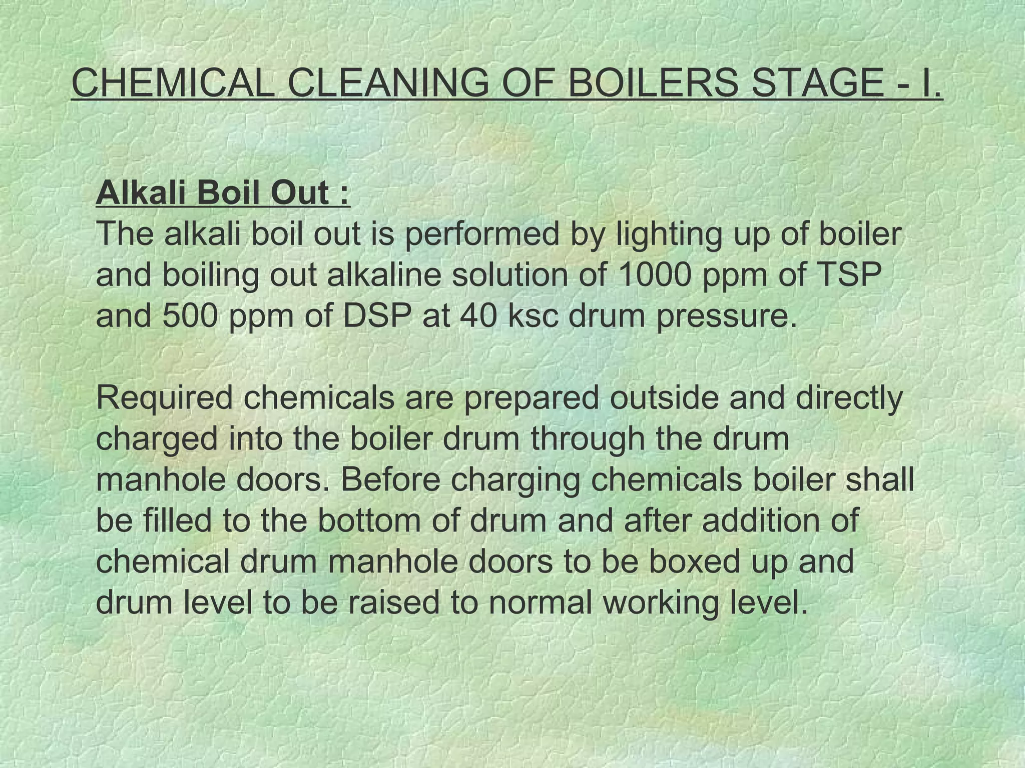 Boiler commissioning procedure | PPT