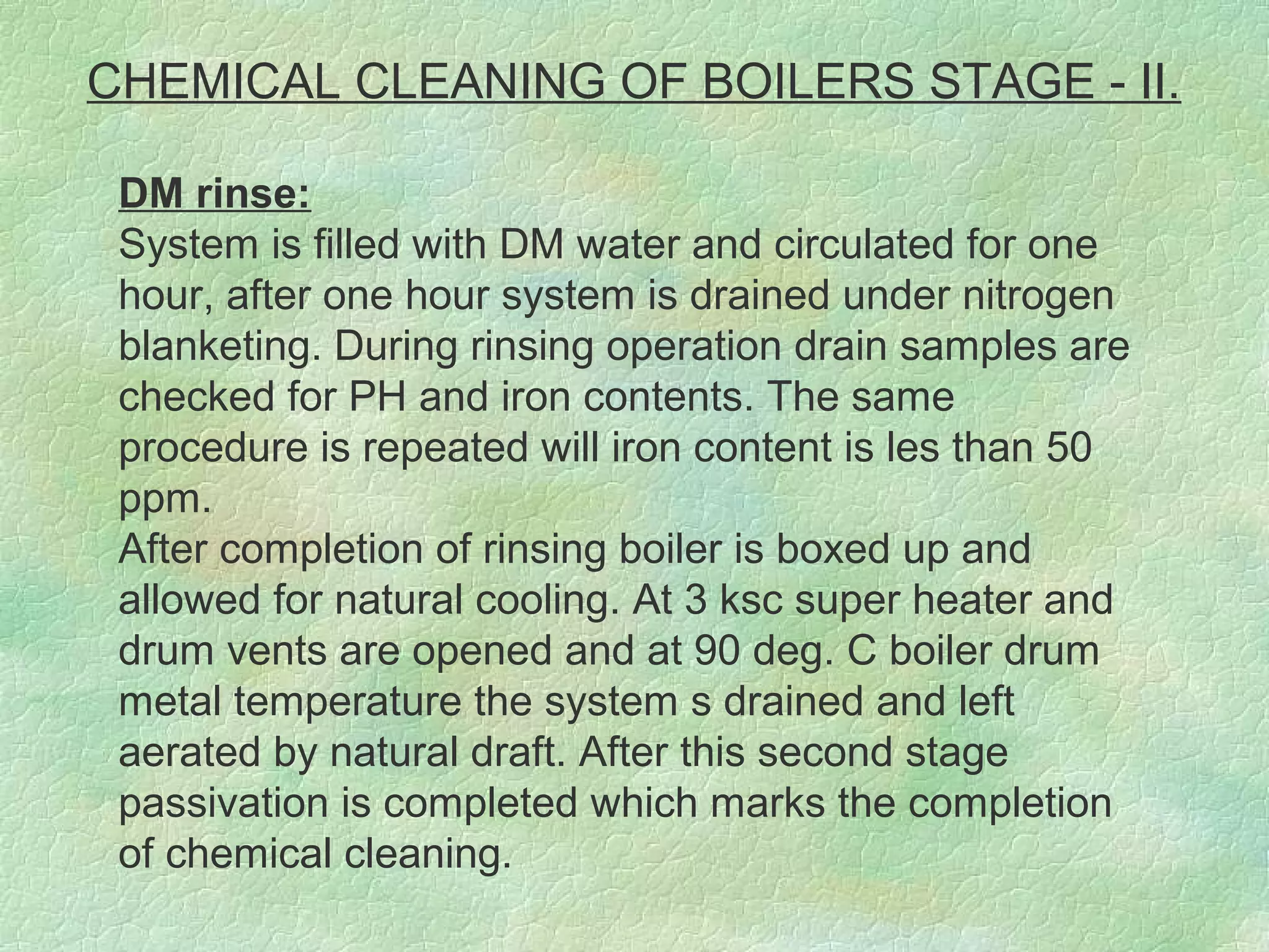 Boiler commissioning procedure | PPT