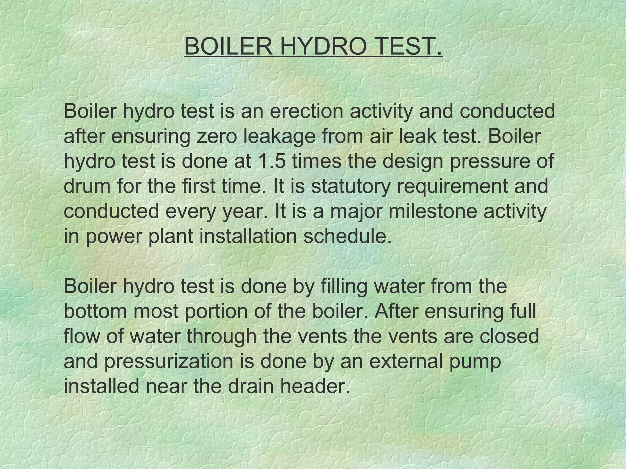 Boiler commissioning procedure | PPT