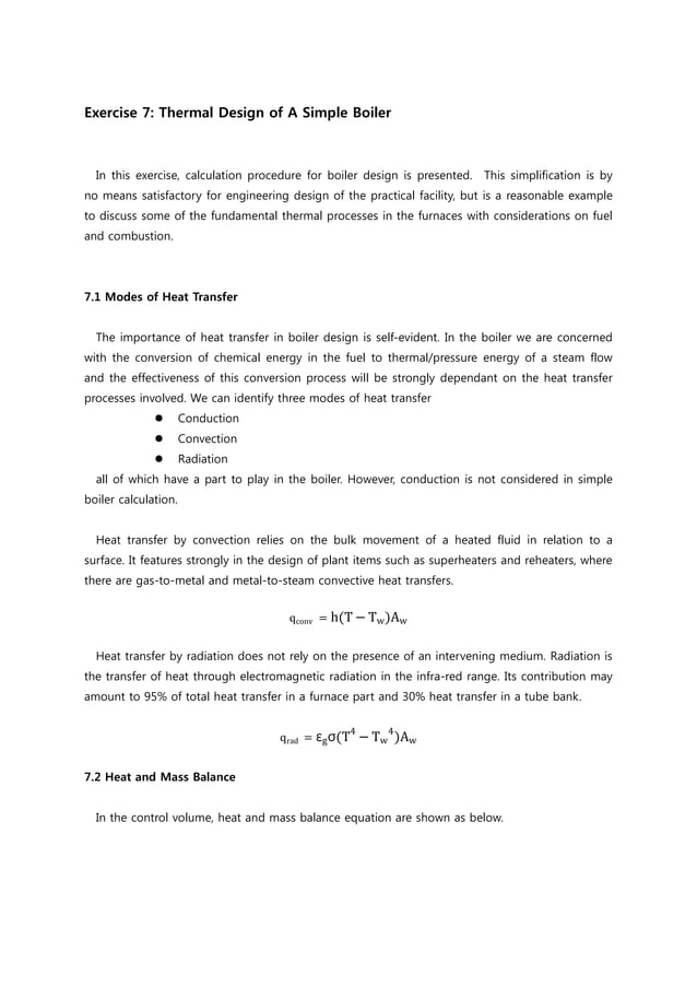 Boiler design-calculation 3 | PDF