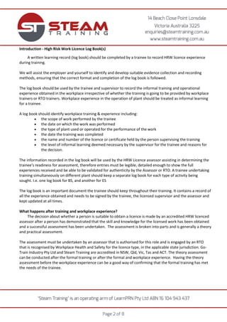 boiler-log-book guide for boiler operator | PDF