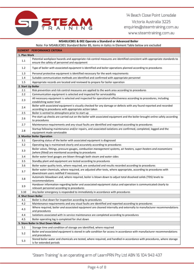 boiler-log-book guide for boiler operator | PDF