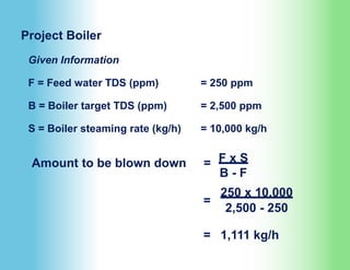 Boiler blowdown | PPTX