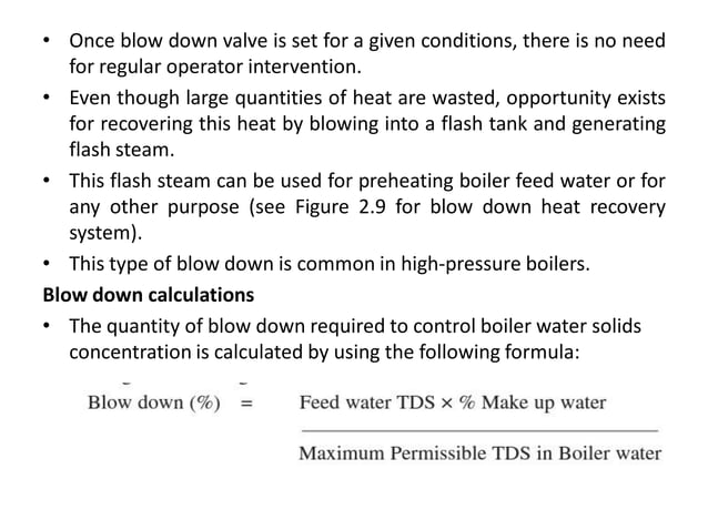 boiler blow down.pdf | Chemistry | Science