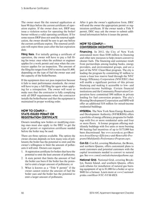 NYC Apartment Management Checklist: Boiler/Burner Certification | PDF