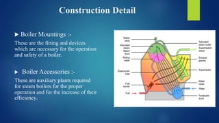 Mounting and Accessories of Boiler | PPTX