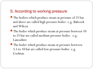 Boiler Introduction & Classification | PPT