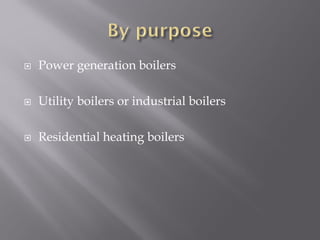Boiler classification | PPT