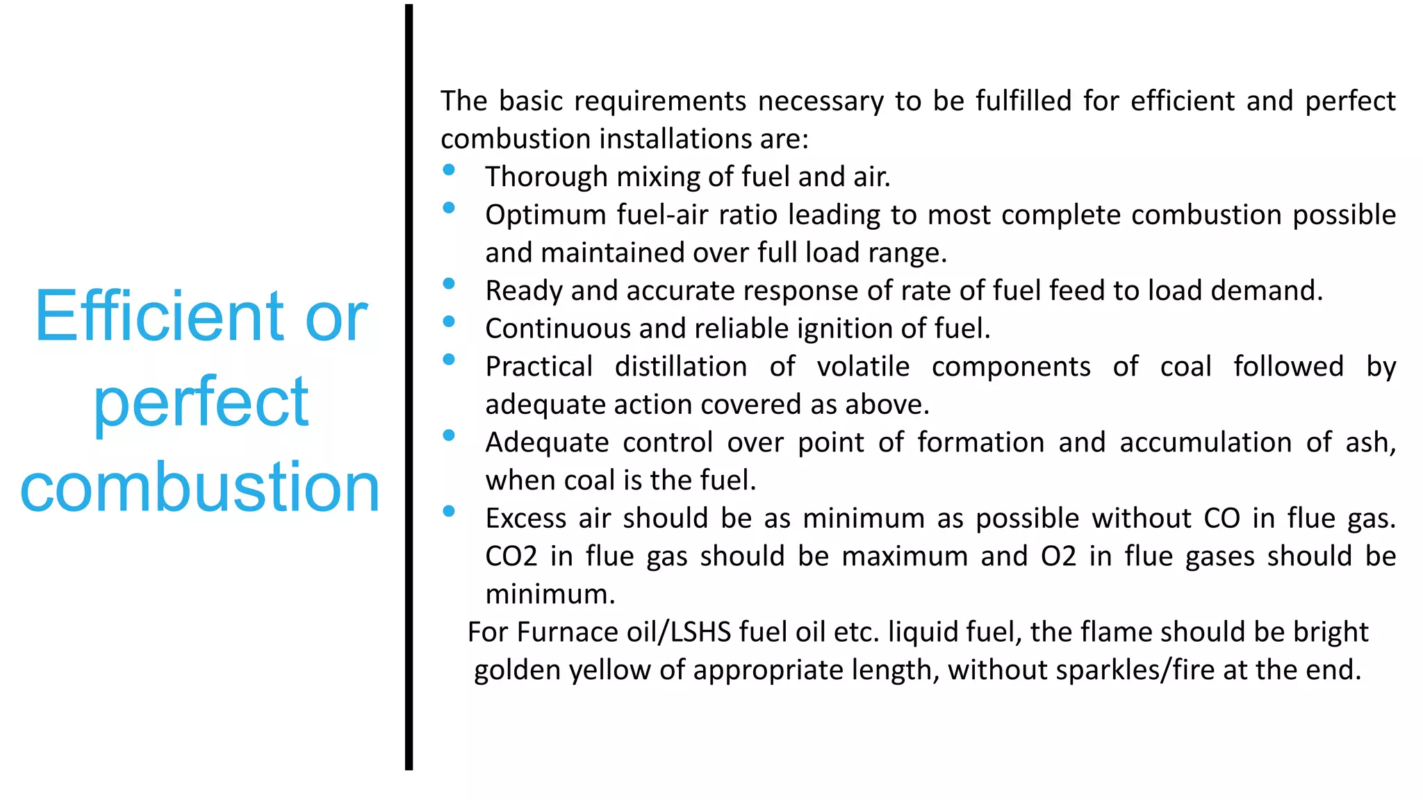 Boiler combustion theory | PPTX