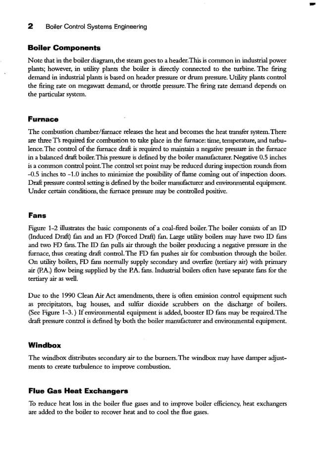 Boiler Control System Engineering Pdf Mechanical And Industrial