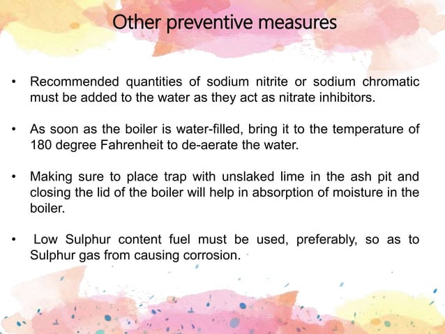 Corrosion in Boilers - Causes, Problems and Prevention | PPTX