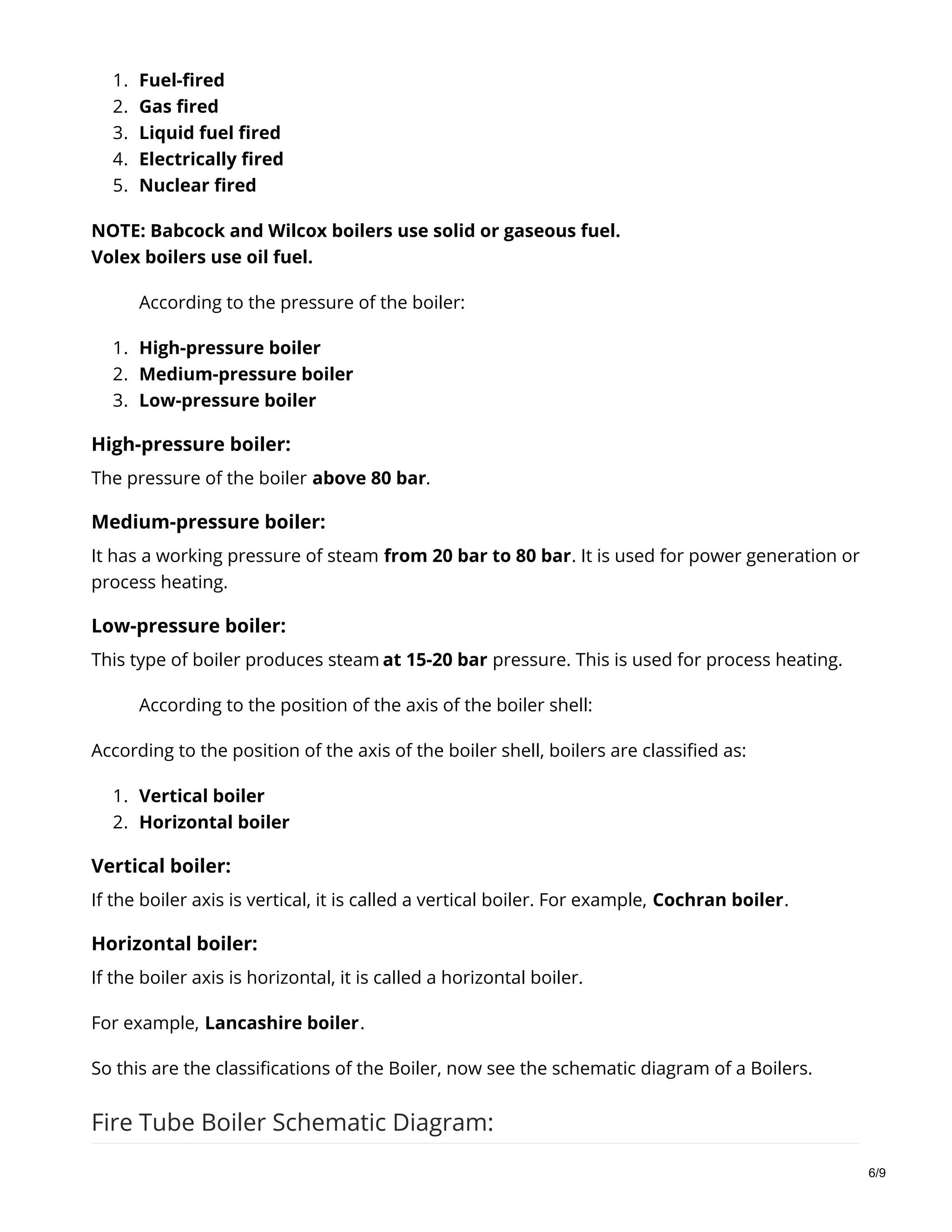 Boiler definition types applications necessity and fuel used with pdf ...