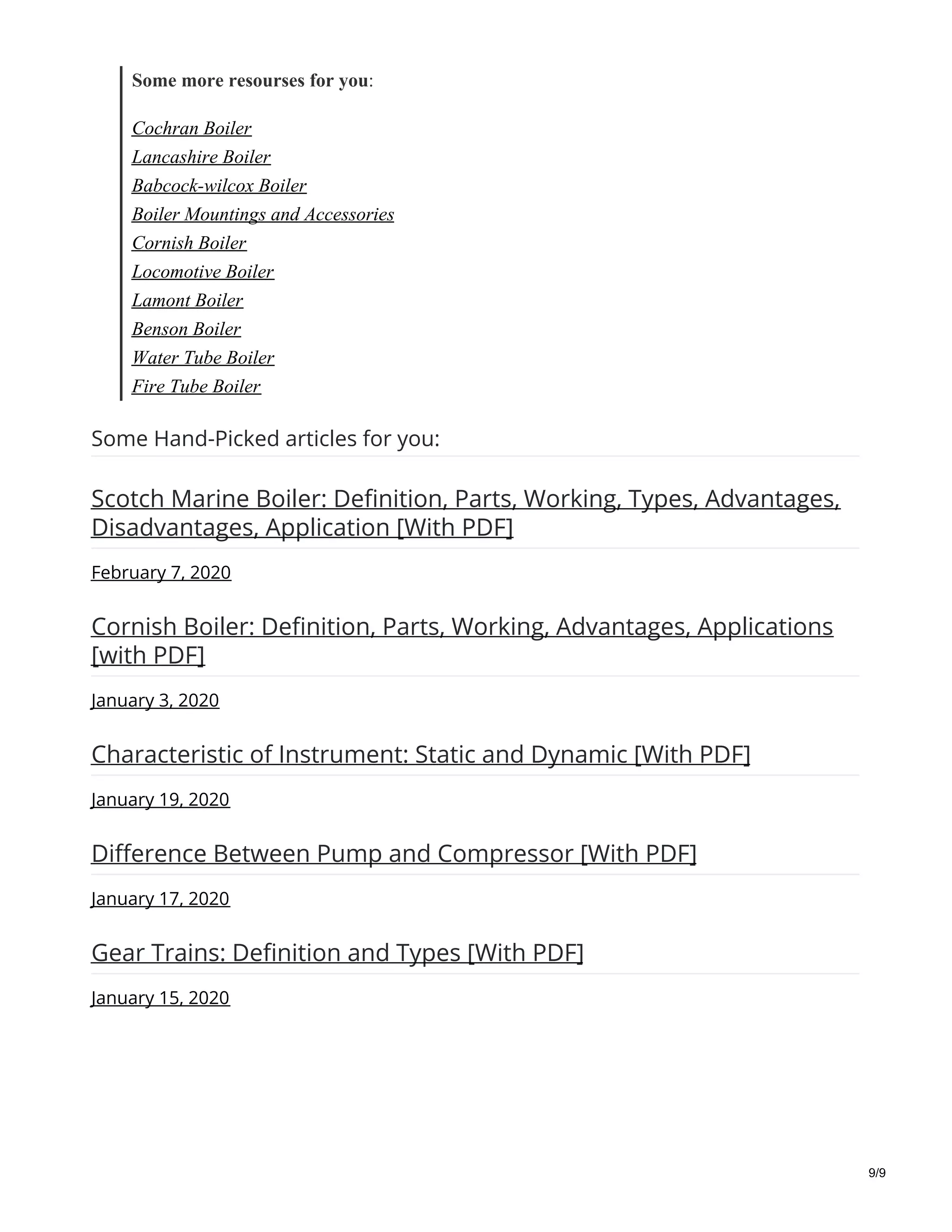 Boiler definition types applications necessity and fuel used with pdf ...