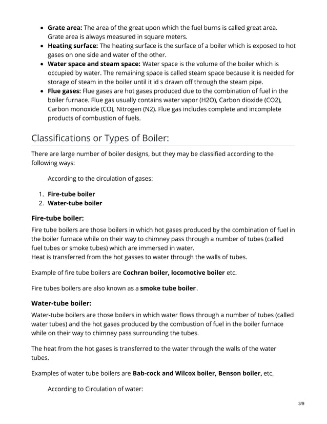 Boiler definition types applications necessity and fuel used with pdf ...