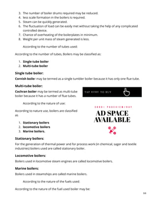 Boiler definition types applications necessity and fuel used with pdf ...